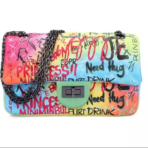 Bags | Graffiti Purse | Poshmark
